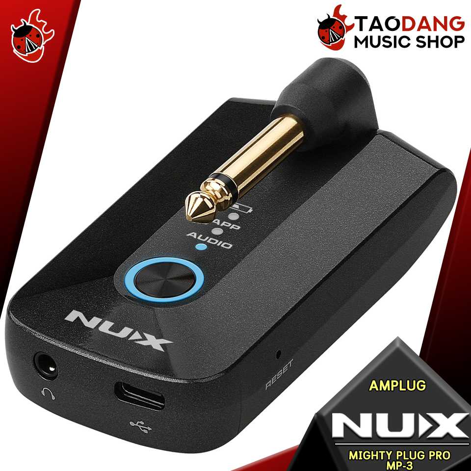 แอมป์ปลั๊ก NUX Mighty Plug MP2 , Mighty Plug Pro MP3 [ฟรีของแถม ...