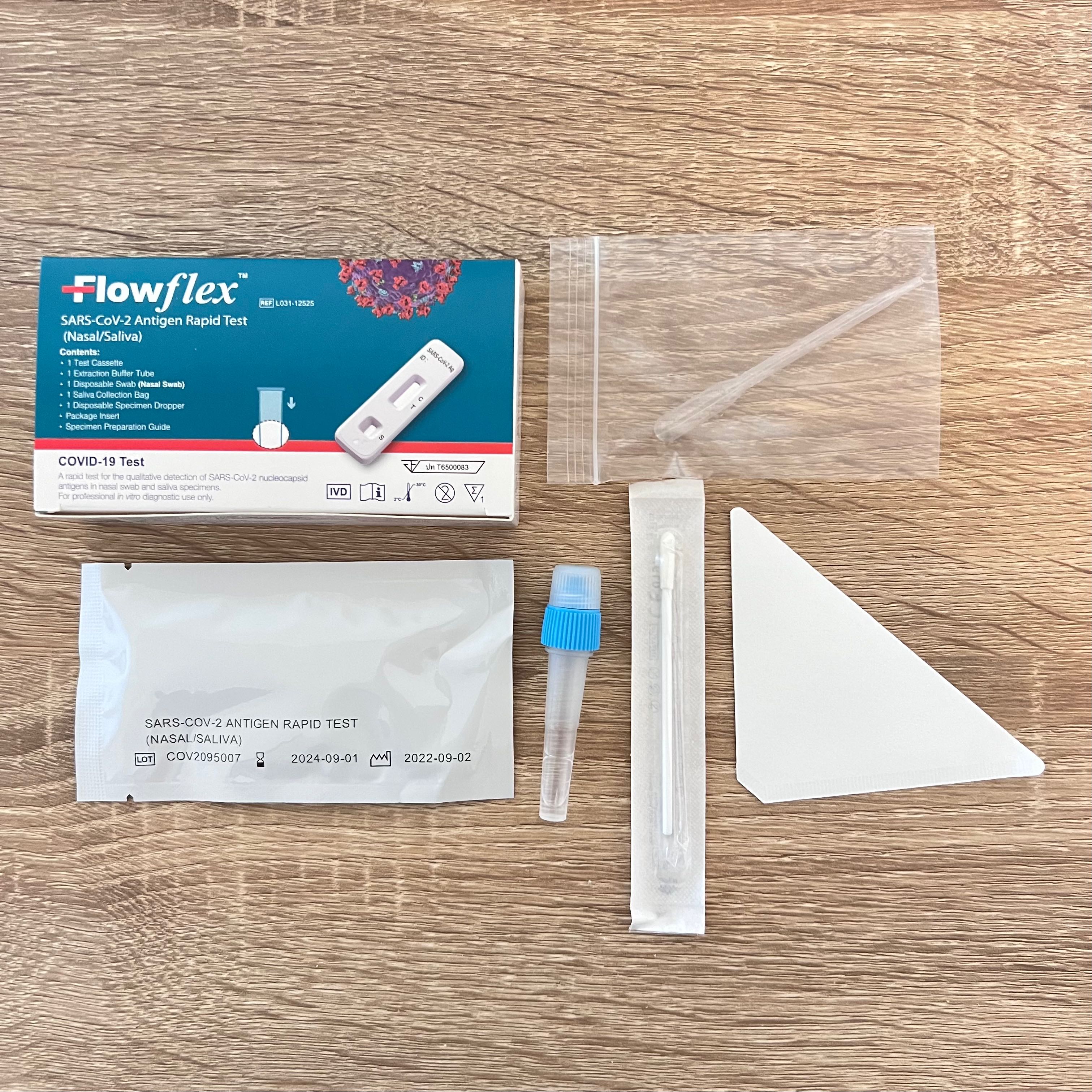 ชุดตรวจโควิด ATK [จมูกและน้ำลาย] Flowflex 2 in 1 | LINE SHOPPING