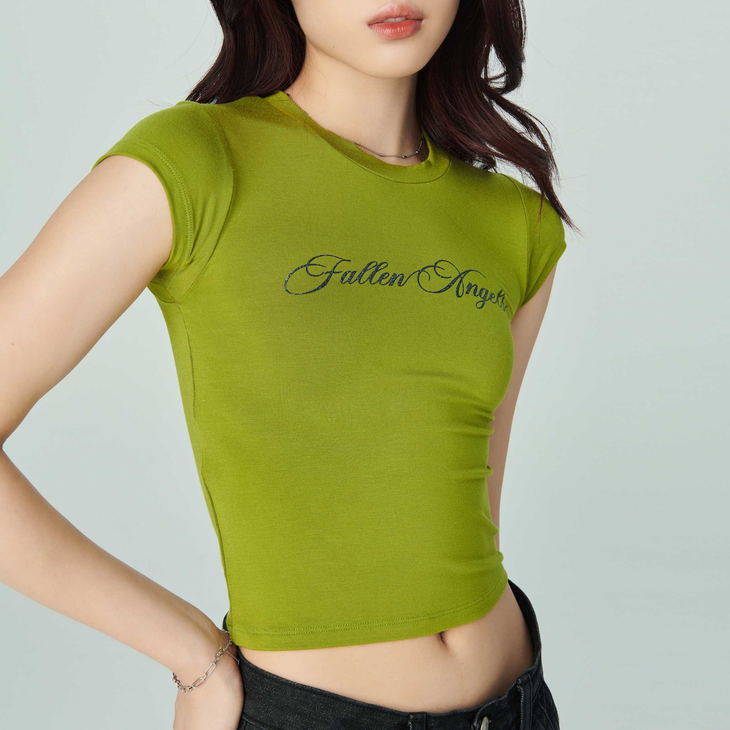 EDEN TEE_OLIVE | LINE SHOPPING