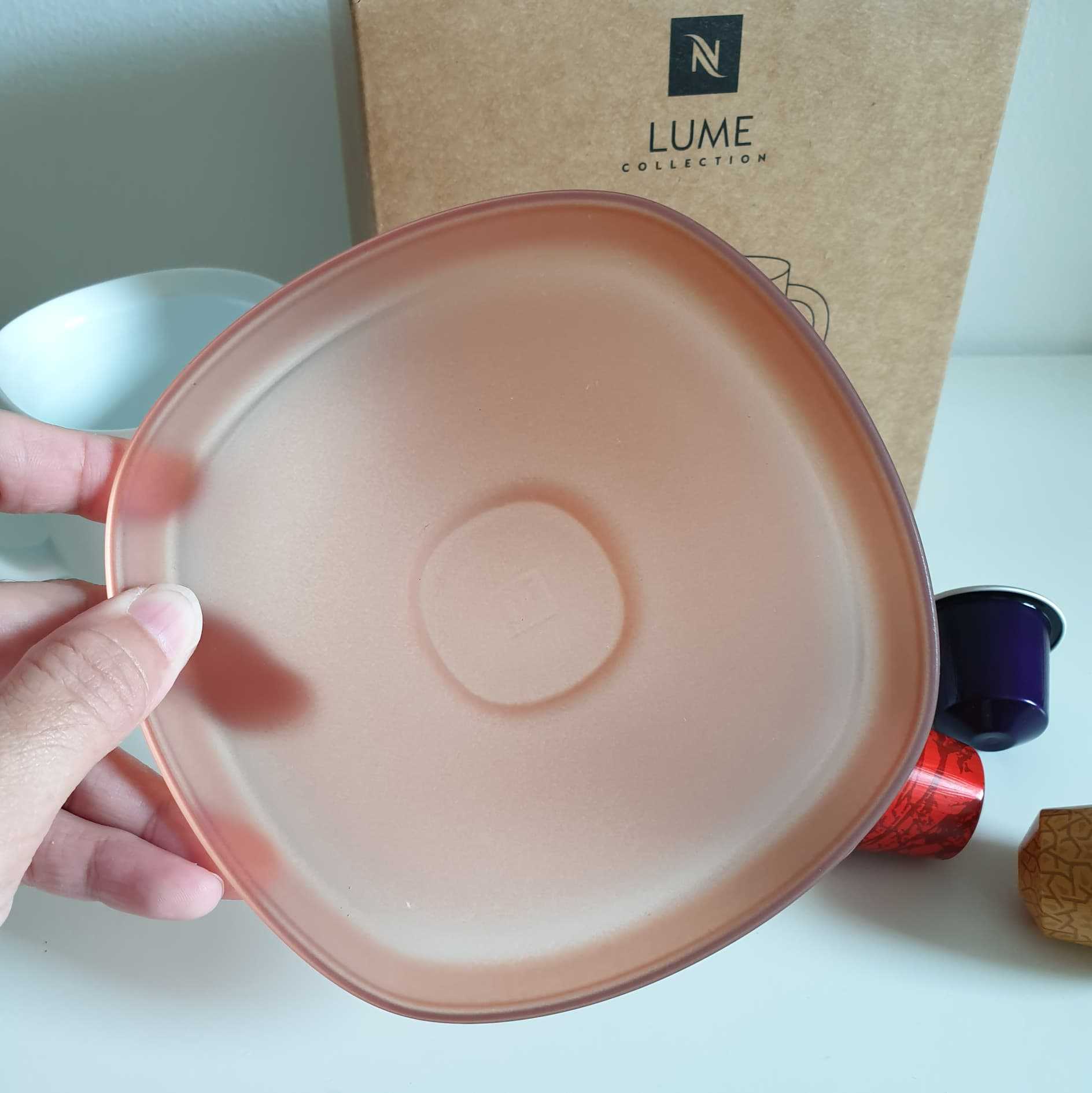 แก้วกาแฟ LUME Lungo Nespresso พร้อมจานรองแก้ว ของแท้ 💯Nespresso LUME ...