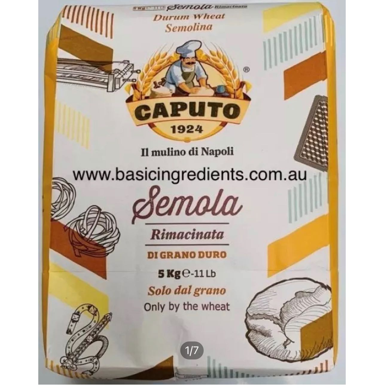 Caputo Semola 5 kg แป้งเซโมลิน่า ยี่ห้อ คาปูโต้ | LINE SHOPPING