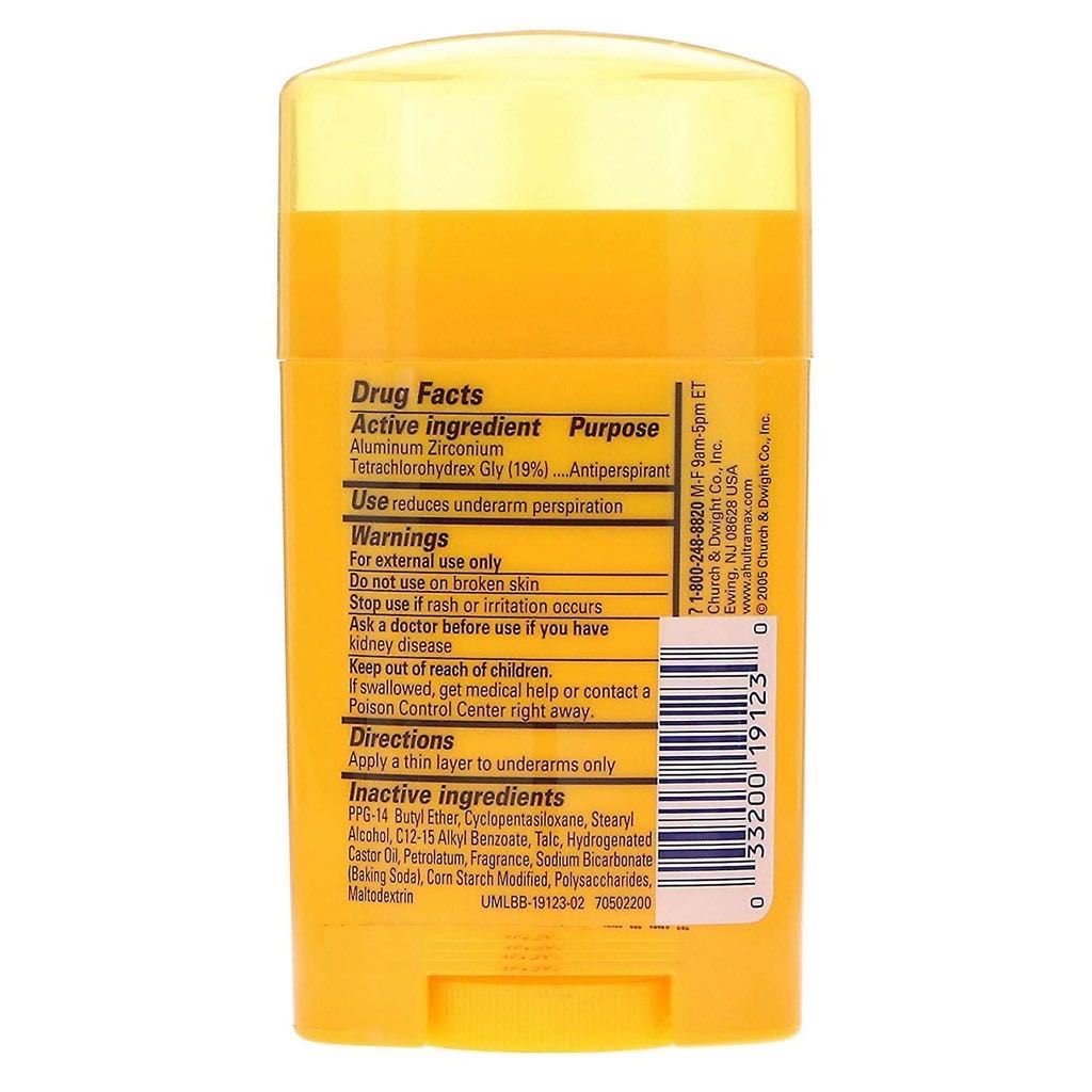 Arm & Hammer Ultra Max Powder Fresh Antiperspirant Deodorant 28 g ...