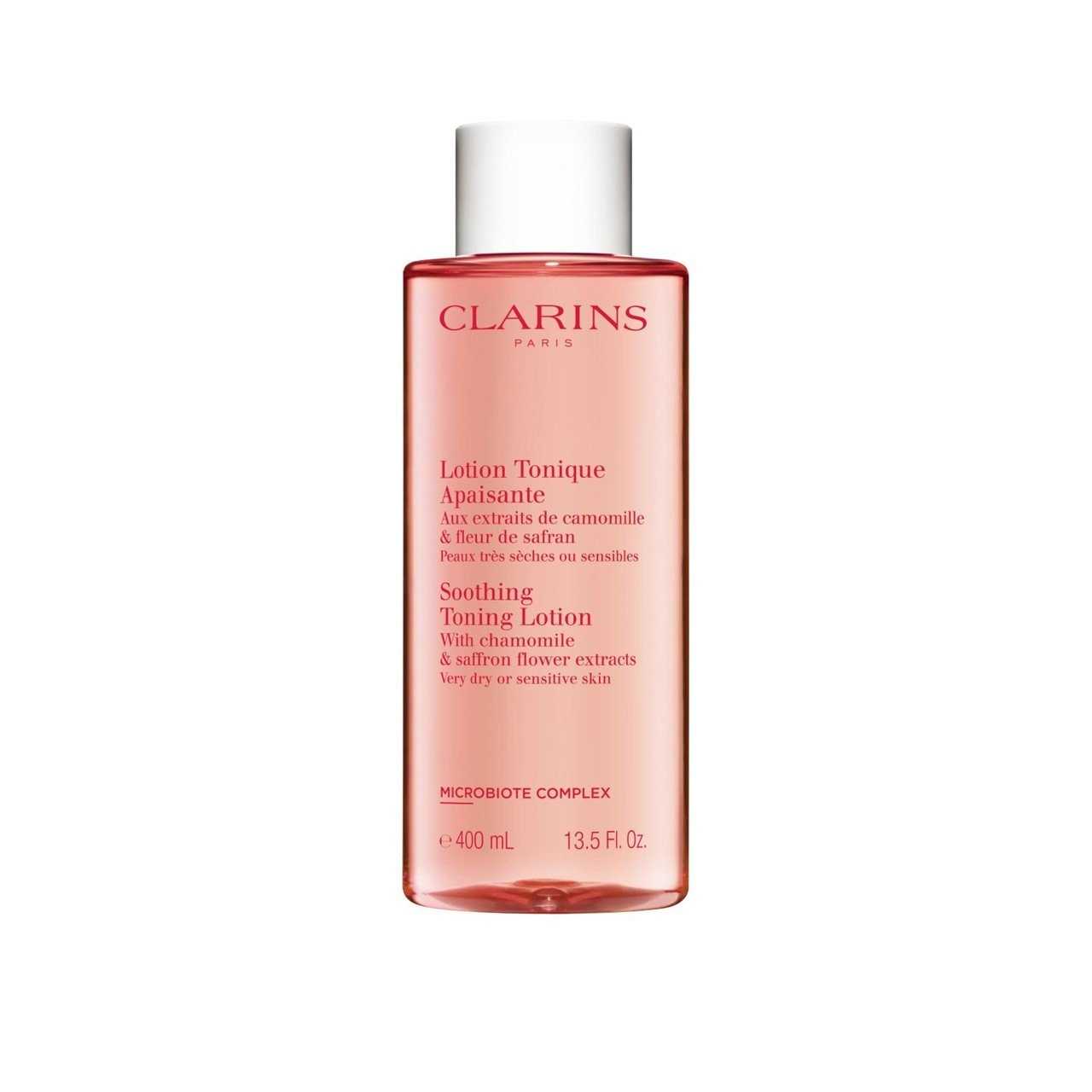 clarins soothing toning lotion very dry or sensitive skin 400ml | LINE ...