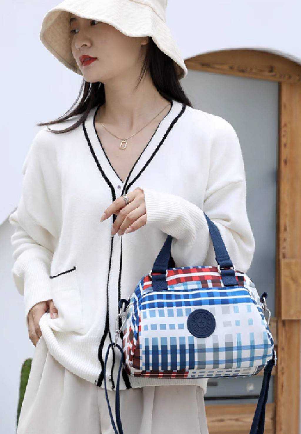 กระเป๋าแบรนด์ JIELSHI Bags ทรงหมอน กระเป๋าถือ สะพายข้าง ครอสบอดี้ มีสาย ...
