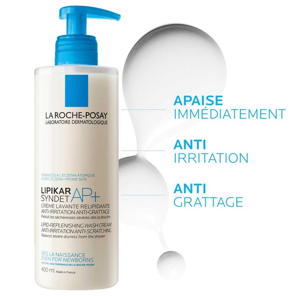 Lipikar Syndet 400 ml+Lipikar Light Baume AP+M 200 ml เซ็ตของขวัญปีใหม่ ...