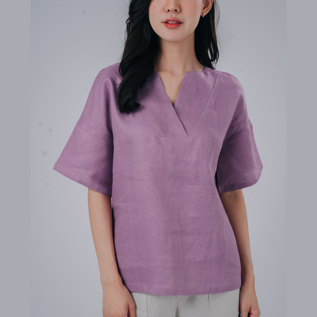 Lana Linen Top | LINE SHOPPING