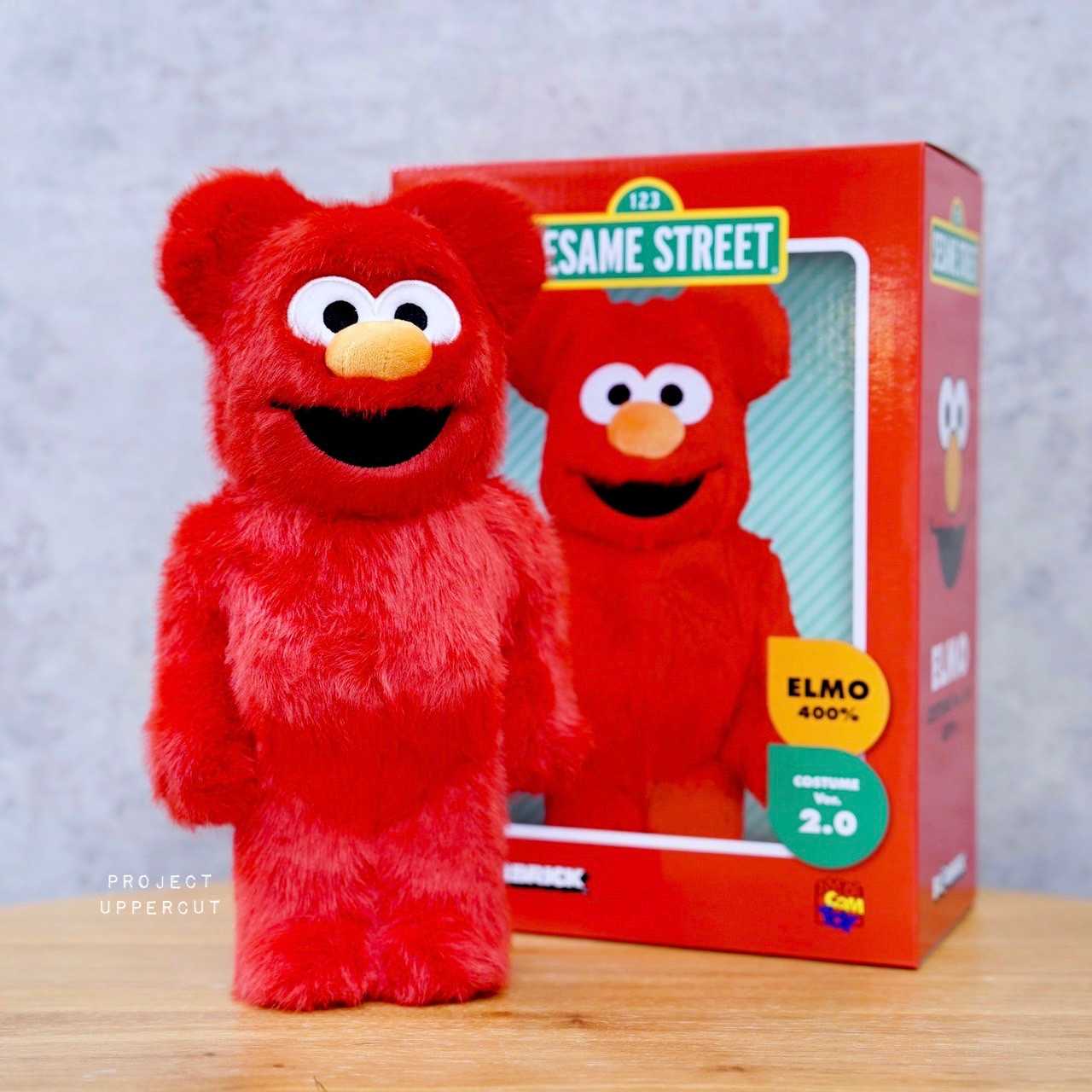 BE@RBRICK 400% SESAME STREET : Elmo - Costume Ver.2.0 [New] | LINE SHOPPING