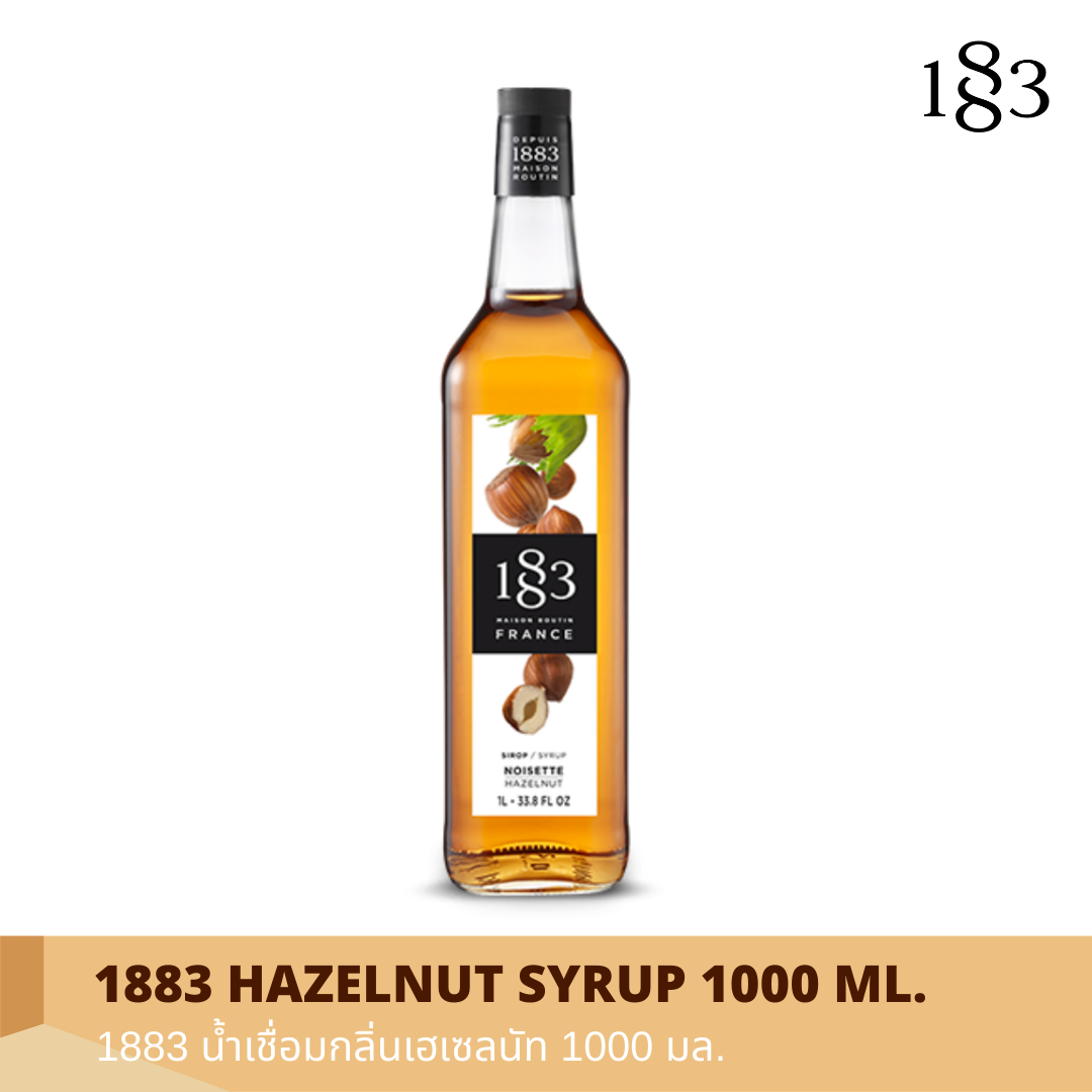 1883 HAZELNUT FLAVORED SYRUP 1000 ml. | LINE SHOPPING
