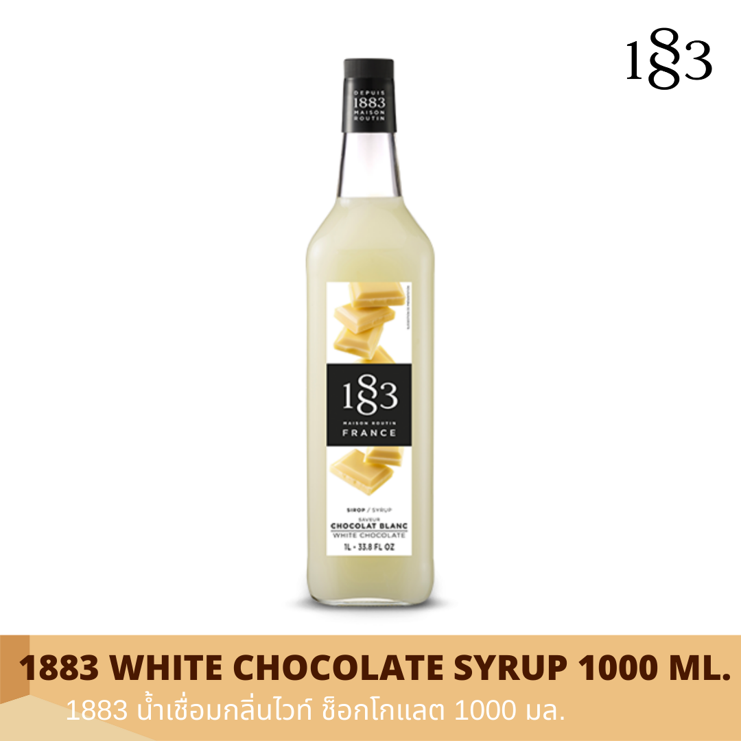 1883 WHITE CHOCOLATE FLAVORED SYRUP 1000 ml. | LINE SHOPPING