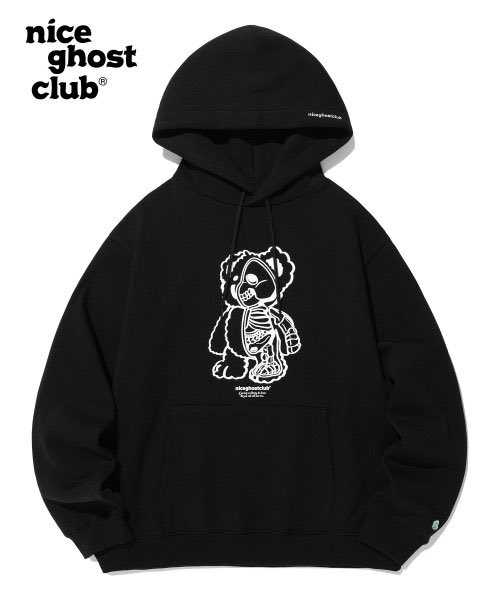 (พร้อมส่ง) Nice ghost club Figure Bear hoodie | LINE SHOPPING