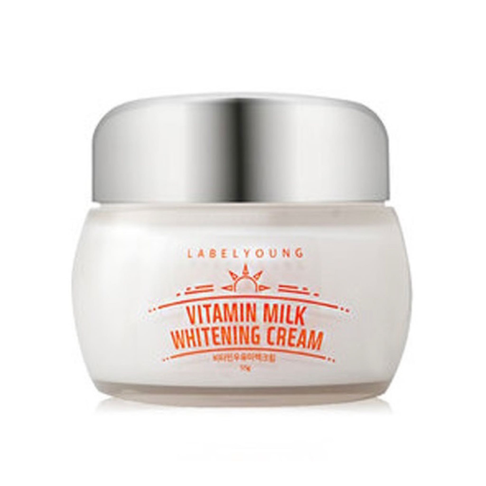 LABEL YOUNG Vitamin Milk Whitening Cream 55g. ครีมหน้าสด รุ่นเดิม ...