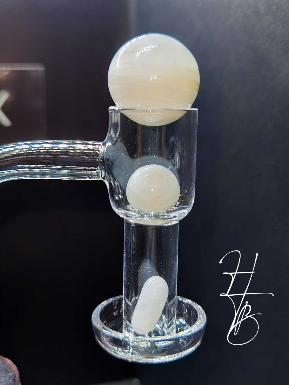 Set ลูกแก้วหมุน 3pc Glass Ball with Terp Pill for Quartz Banger, Dab ...