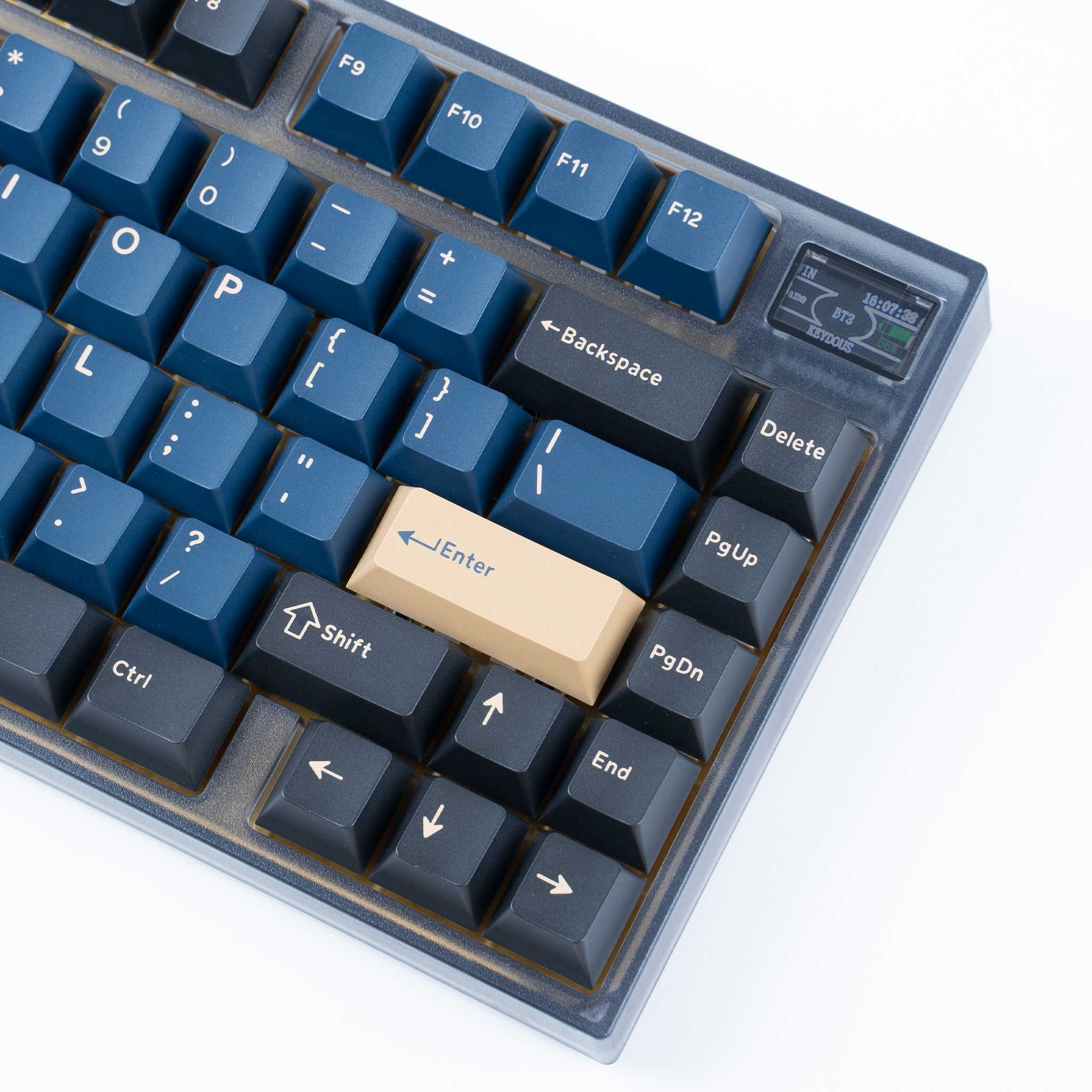 คีย์บอร์ด Keydous NJ81 Black blue samurai RGB 3 Mode RGB Hotswap 2.4g ...