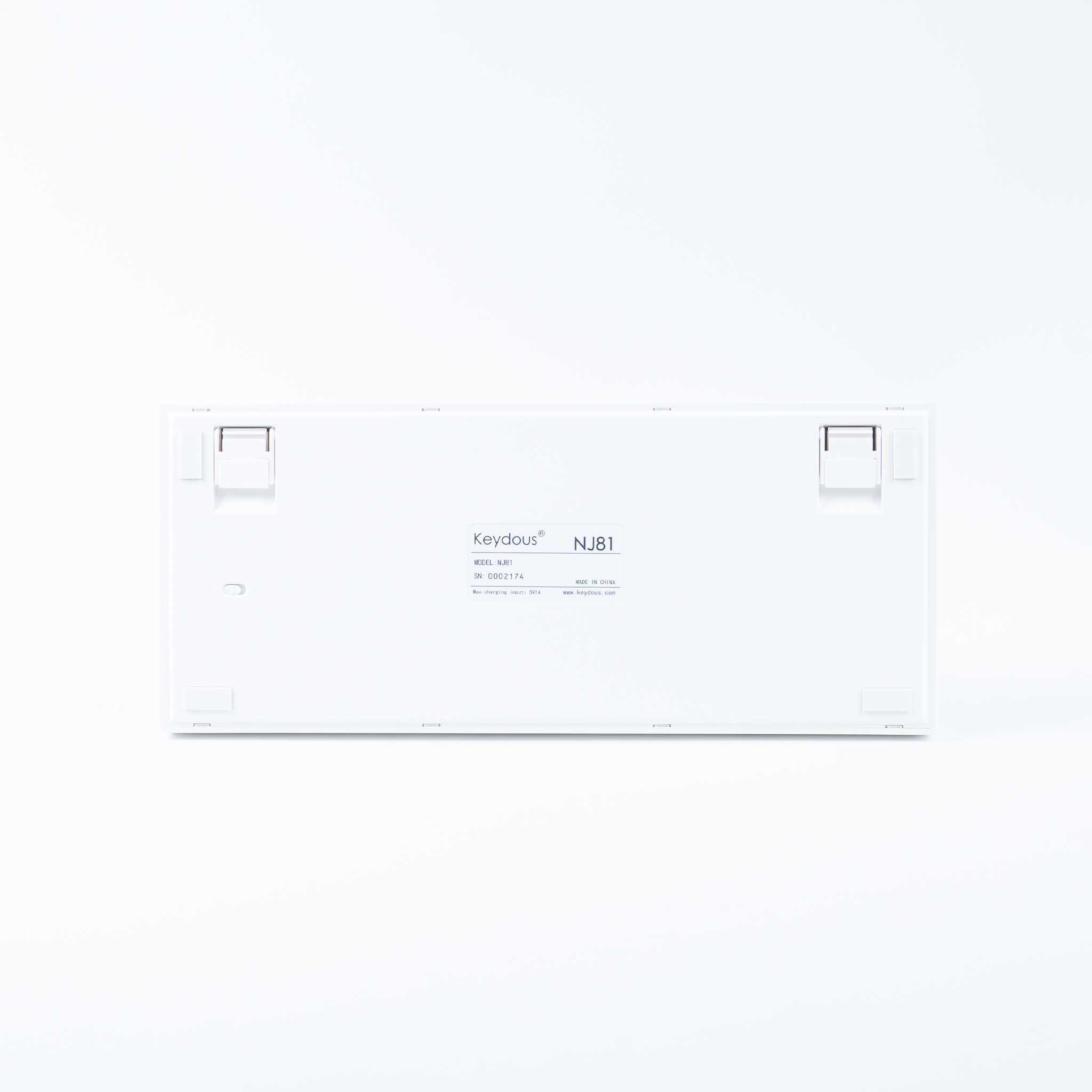 คีย์บอร์ด Keydous NJ81 White Moon Brass plate RGB 3 Mode RGB Hotswap 2 ...