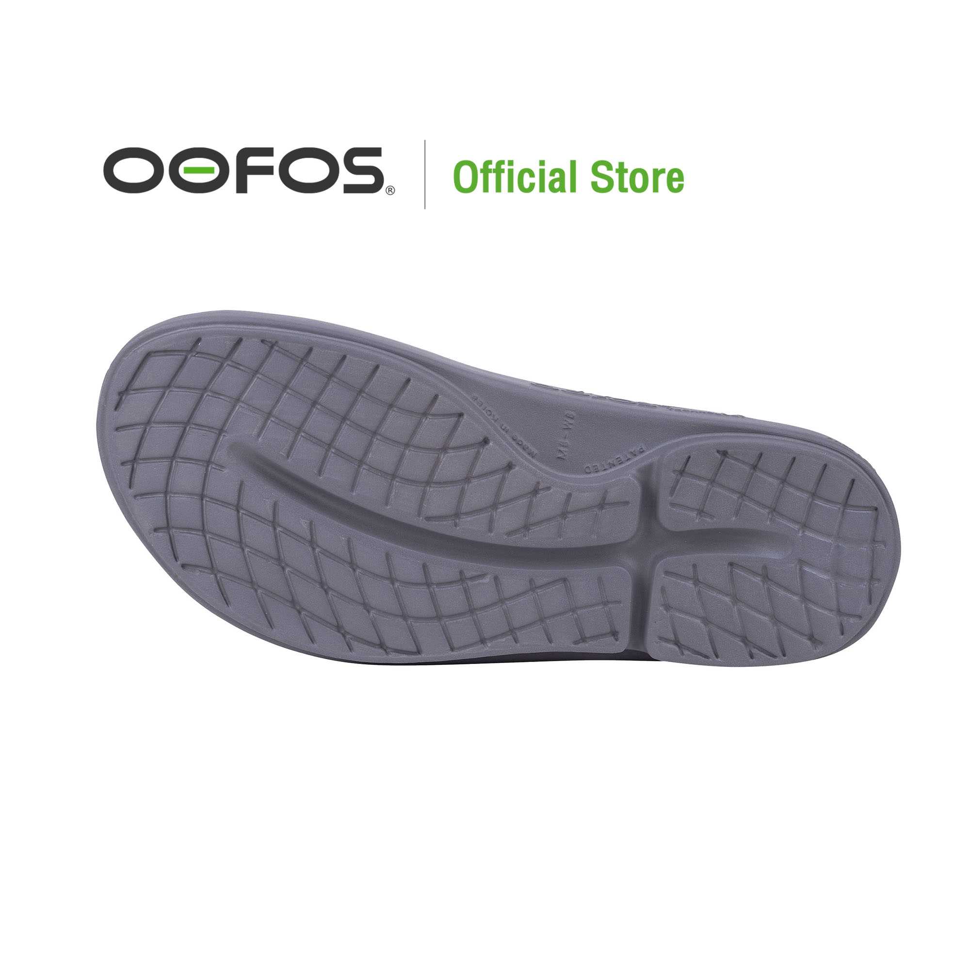 OOFOS OOahh Slate - รองเท้าเพื่อสุขภาพ นุ่มสบายด้วยอูโฟม บอกลาปัญหาสุขภาพเท้า | LINE SHOPPING