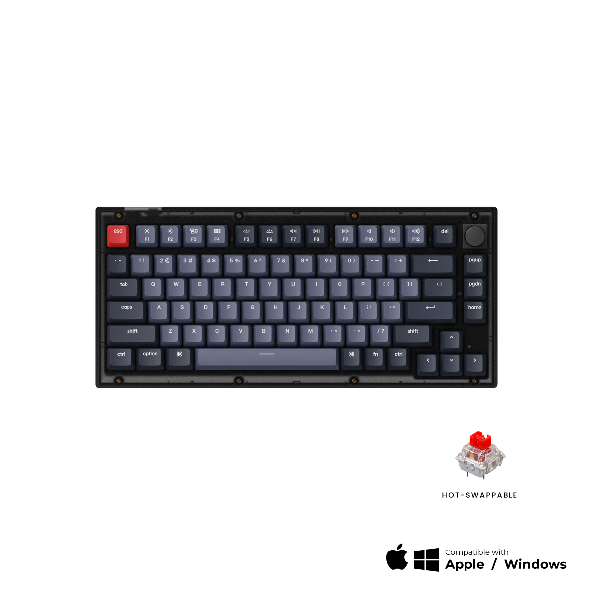 Keychron V1 QMK Custom Mechanical Keyboard | LINE SHOPPING
