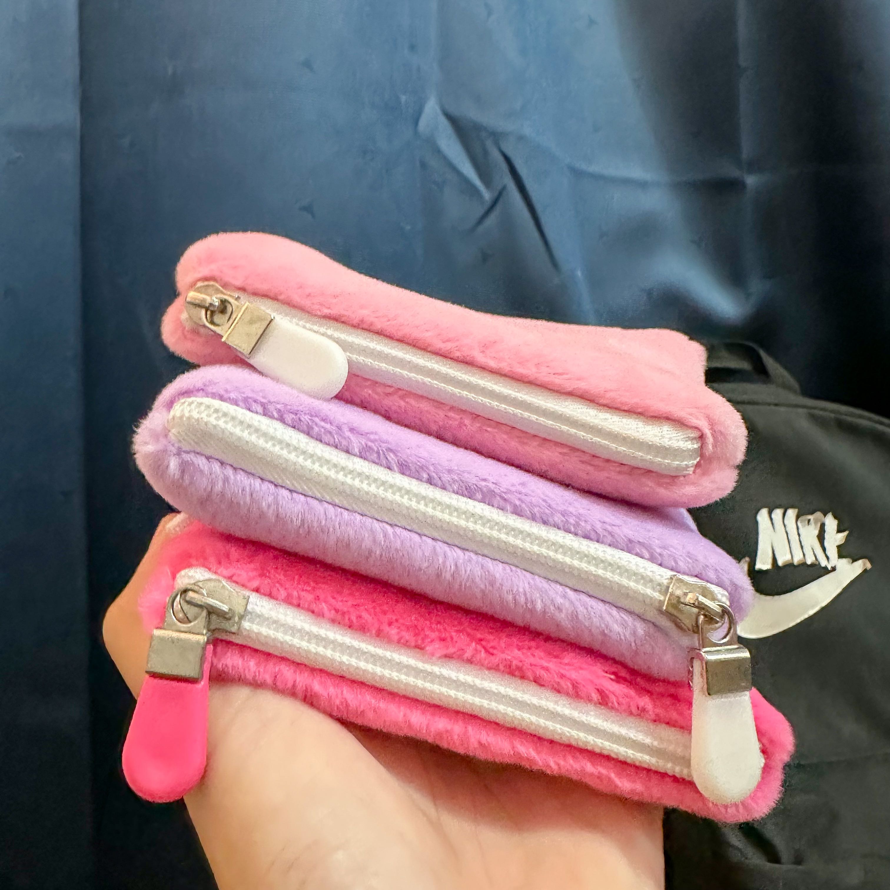 fluffy wallet ☁️ | ซิปขาว | | LINE SHOPPING