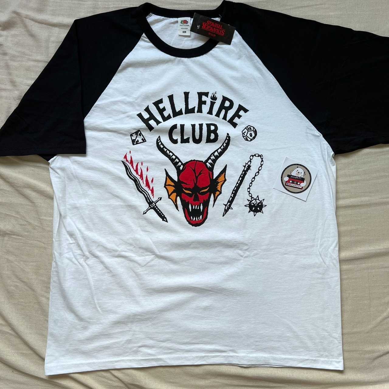 แท้100% เสื้อ Stranger Things - Hellfire Club แขนสั้น Unisex มือหนึ่ง ...