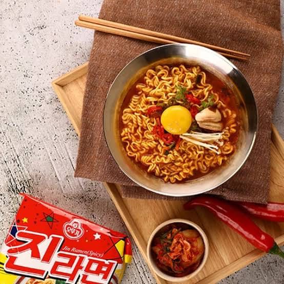 Ottogi Jin Ramyun Spicy 120g | LINE SHOPPING