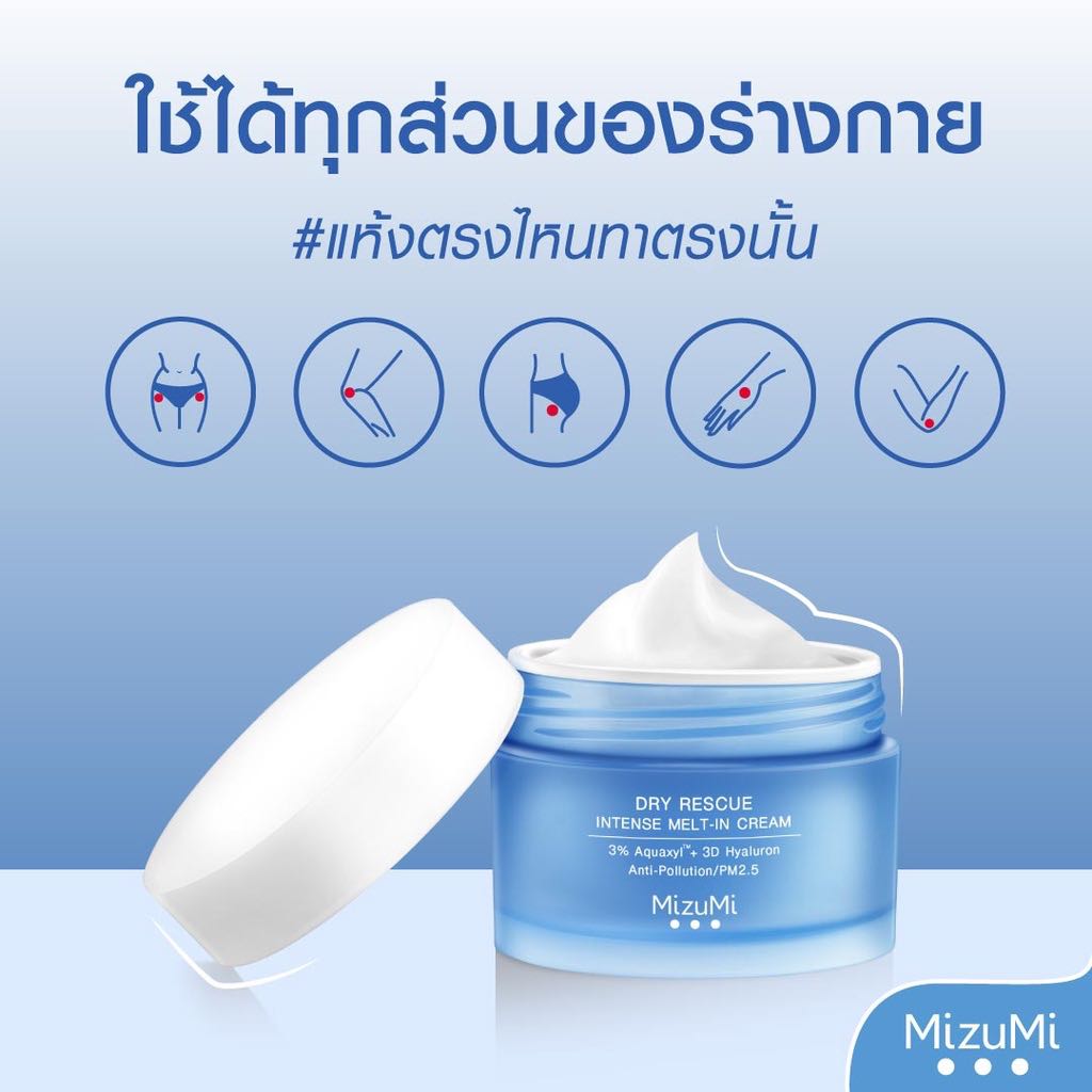 MizuMi Dry Rescue Intense Melt-In Cream 45ml. | LINE SHOPPING