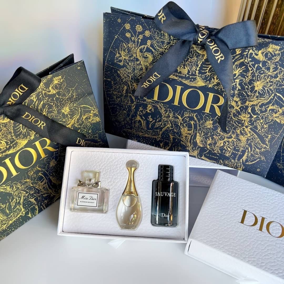 Dior Perfume Set of 3 Travel Size Miniature เซ็ทถุง Limited พร้อม ...