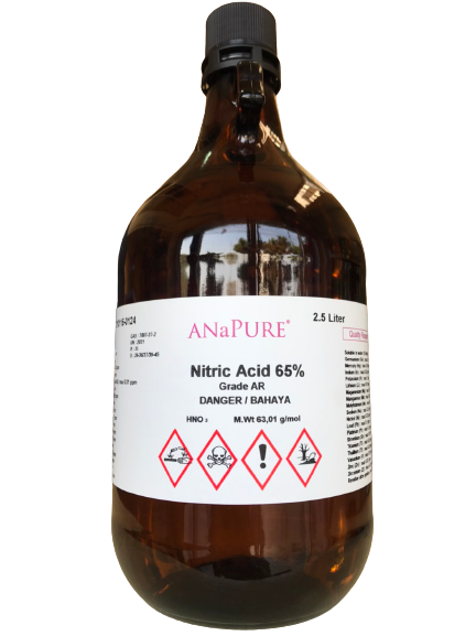 Nitric acid 65%, AR 2.5 L. | LINE SHOPPING