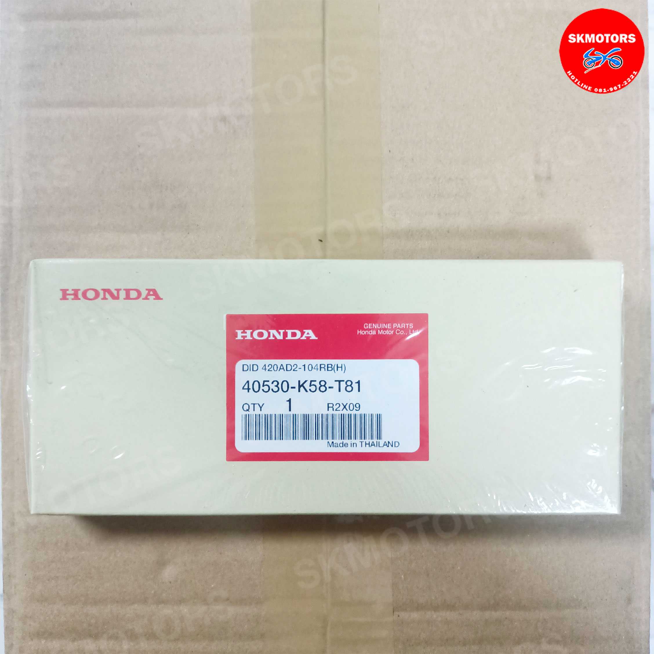 ชุดโซ่สเตอร์ Honda Wave110i รุ่นปี 2018-2020 (41201-K58-T81/ 40530-K58 ...