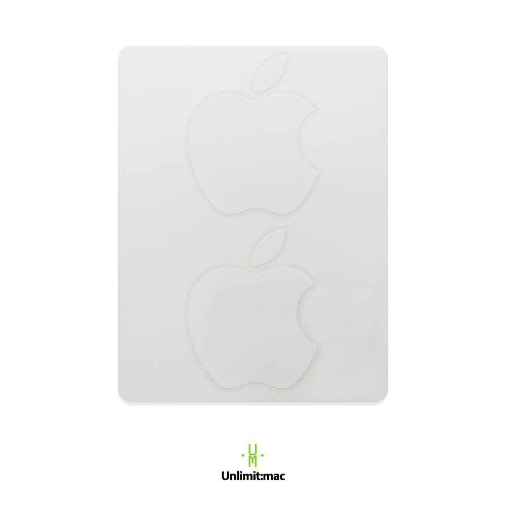 Sticker Apple Logo White (Size M) | LINE SHOPPING