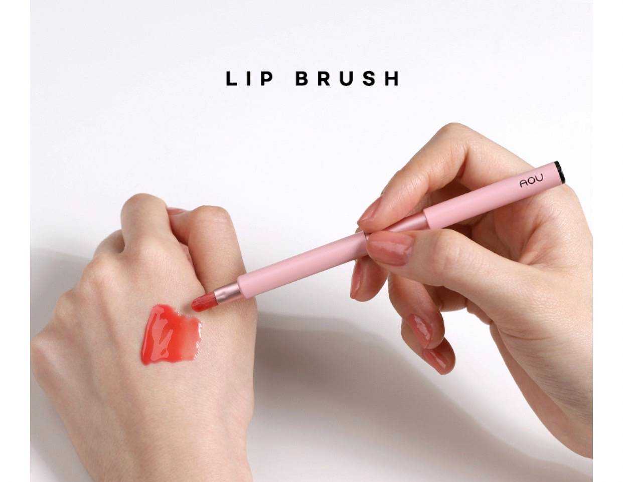[พร้อมส่ง] aou lip tint balm ลิปลิซ่า [AOU] Glowy Tint balm & lip brush ...