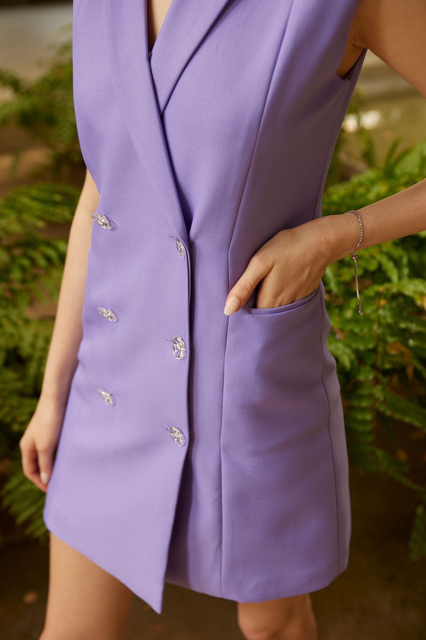 Gems Dress Suit Violet | LINE SHOPPING