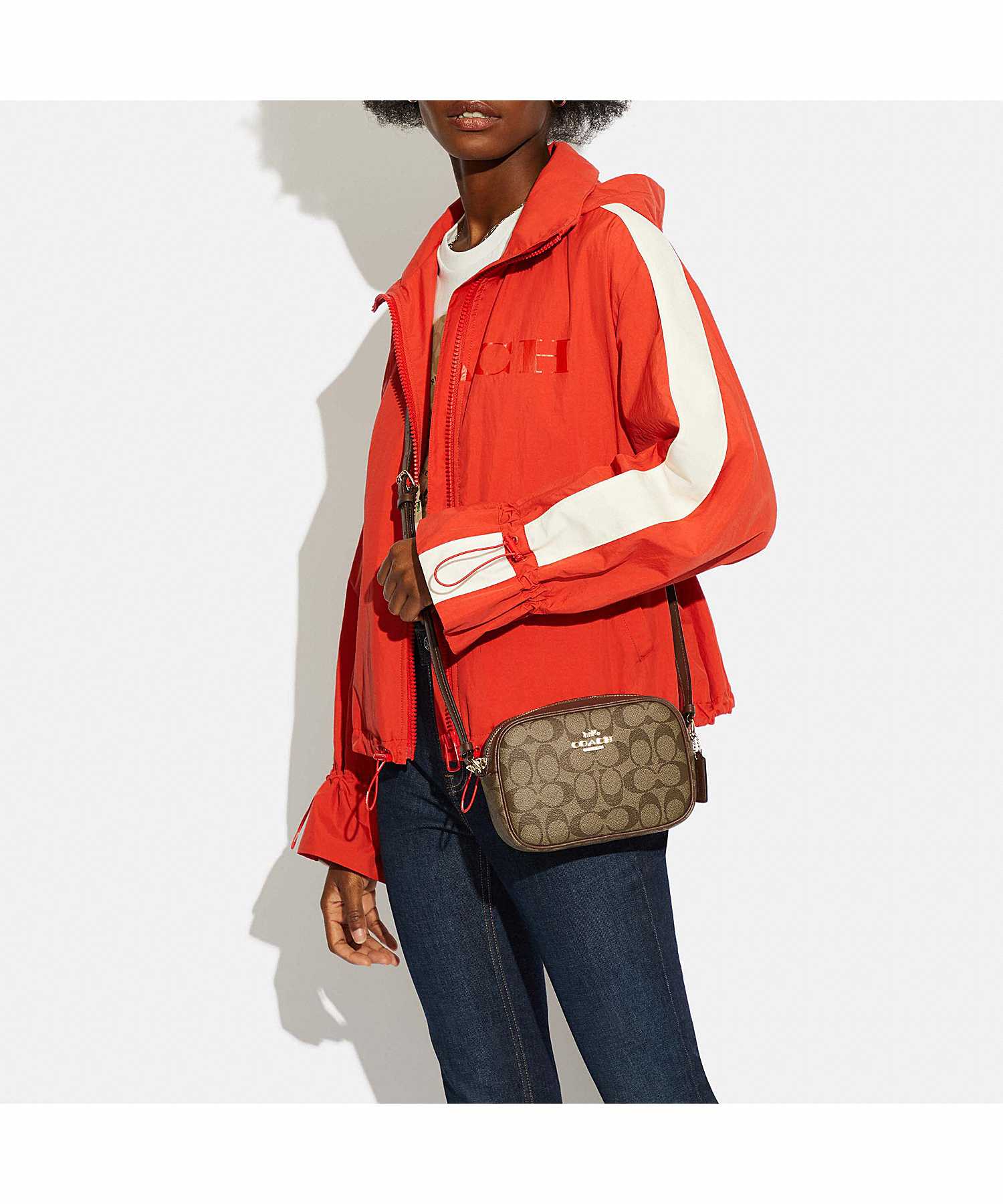 COACH MINI JAMIE CAMERA BAG IN SIGNATURE CANVAS C9926 IME74 | LINE SHOPPING