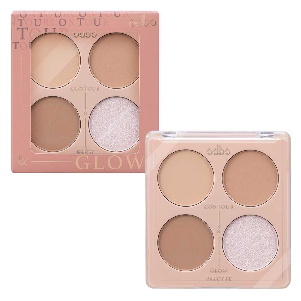 ODBO CONTOUR & GLOW PALETTE OD1303 | LINE SHOPPING