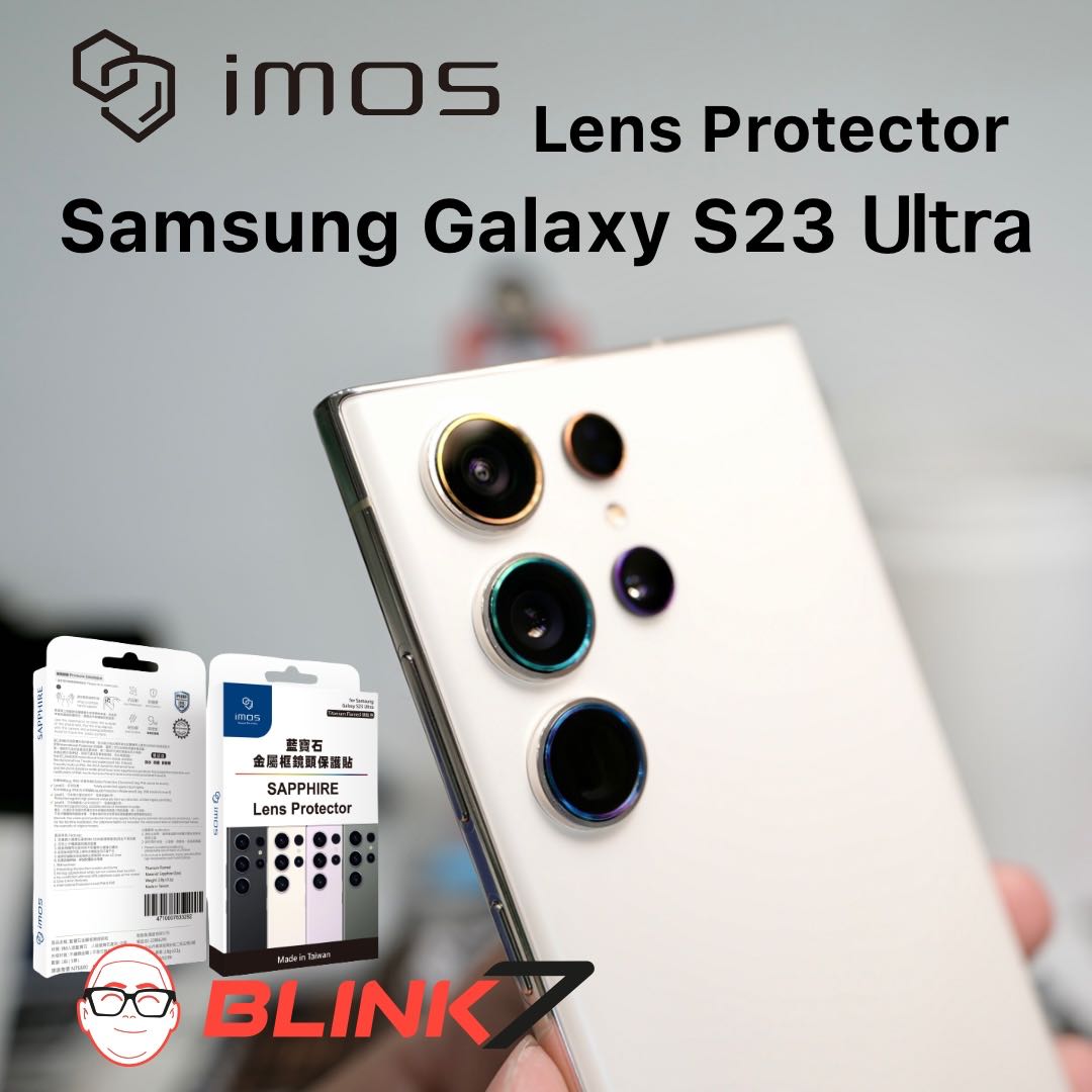 กระจกกันเลนส์กล้อง iMos Lens Protector Samsung Galaxy S23 Ultra | LINE ...