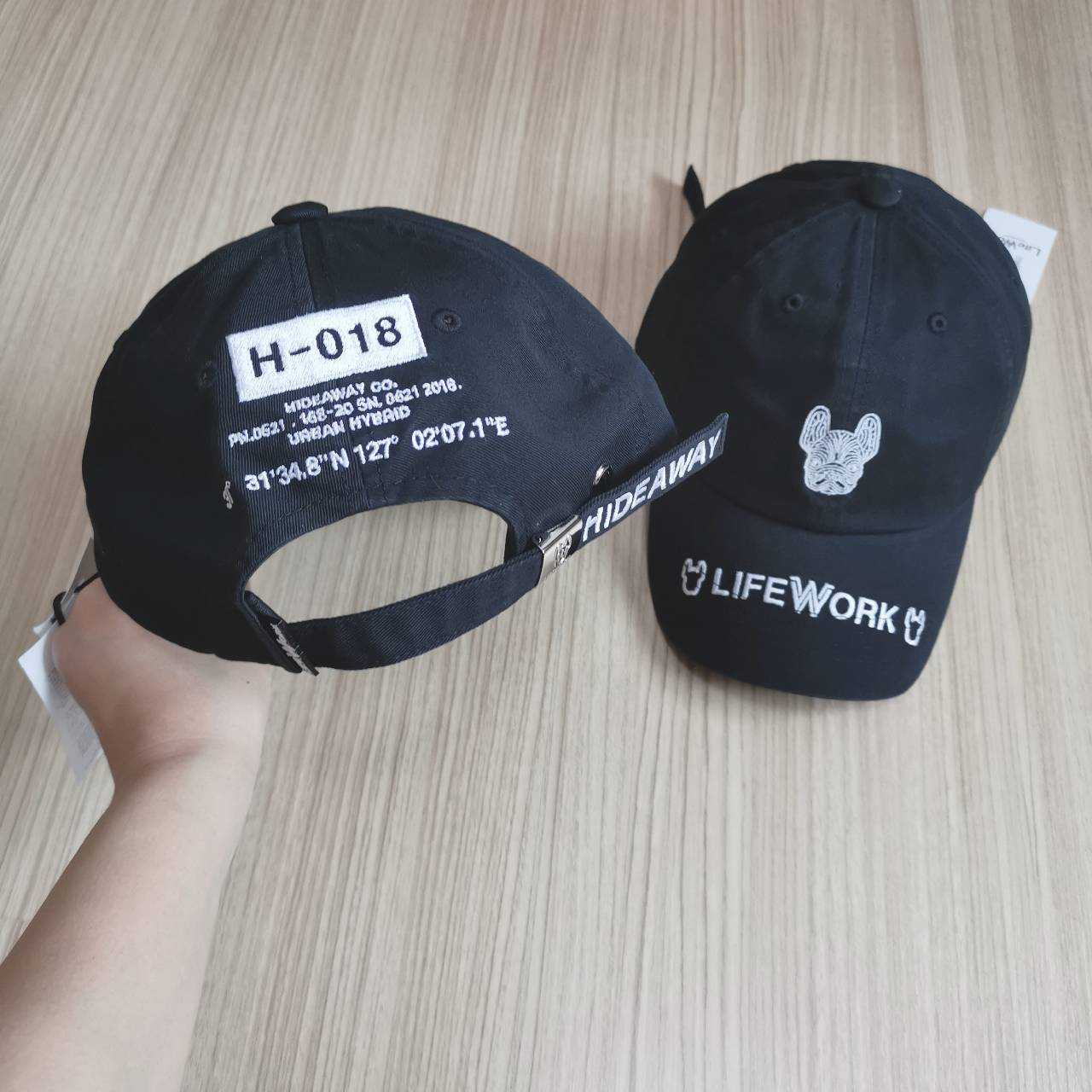 หมวก LIFEWORK cap ฟรีไซส์ด้านหลังปรับได้ | LINE SHOPPING