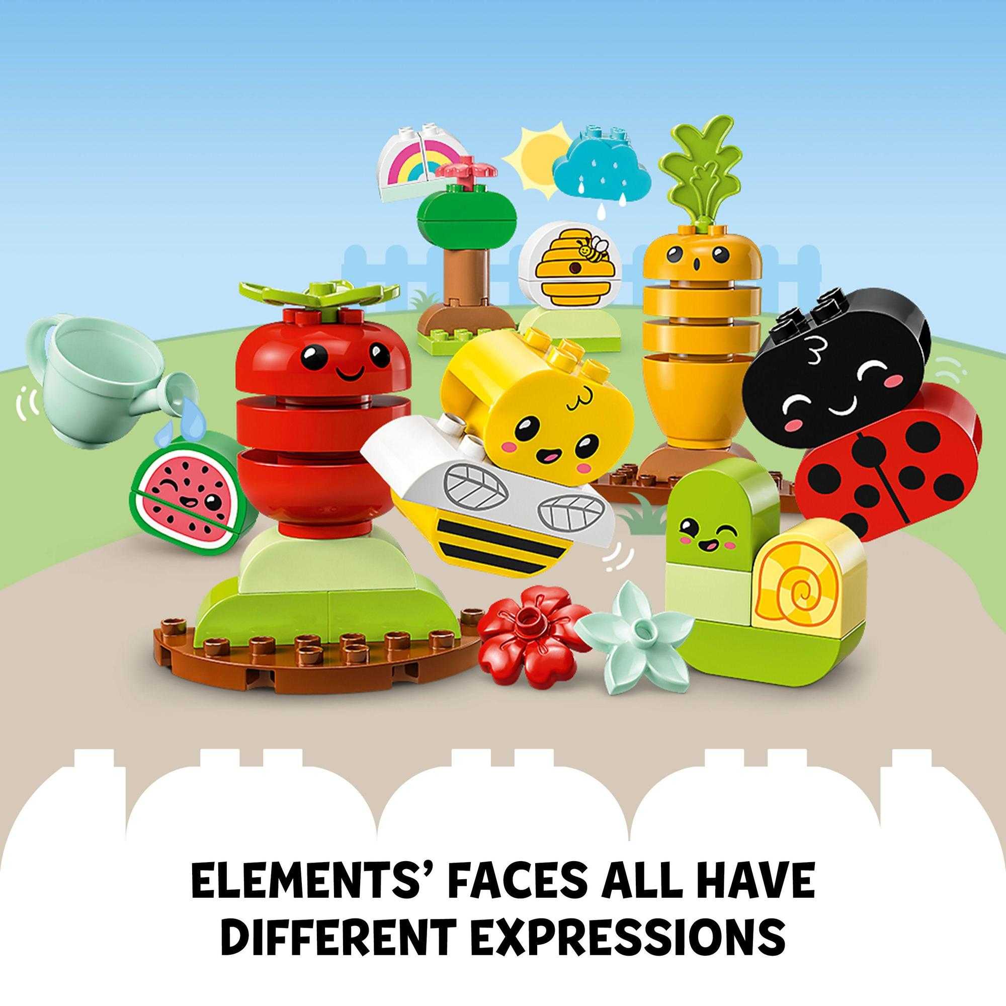 LEGO DUPLO My First 10984 Organic Garden Building Toy Set (43 Pieces ...