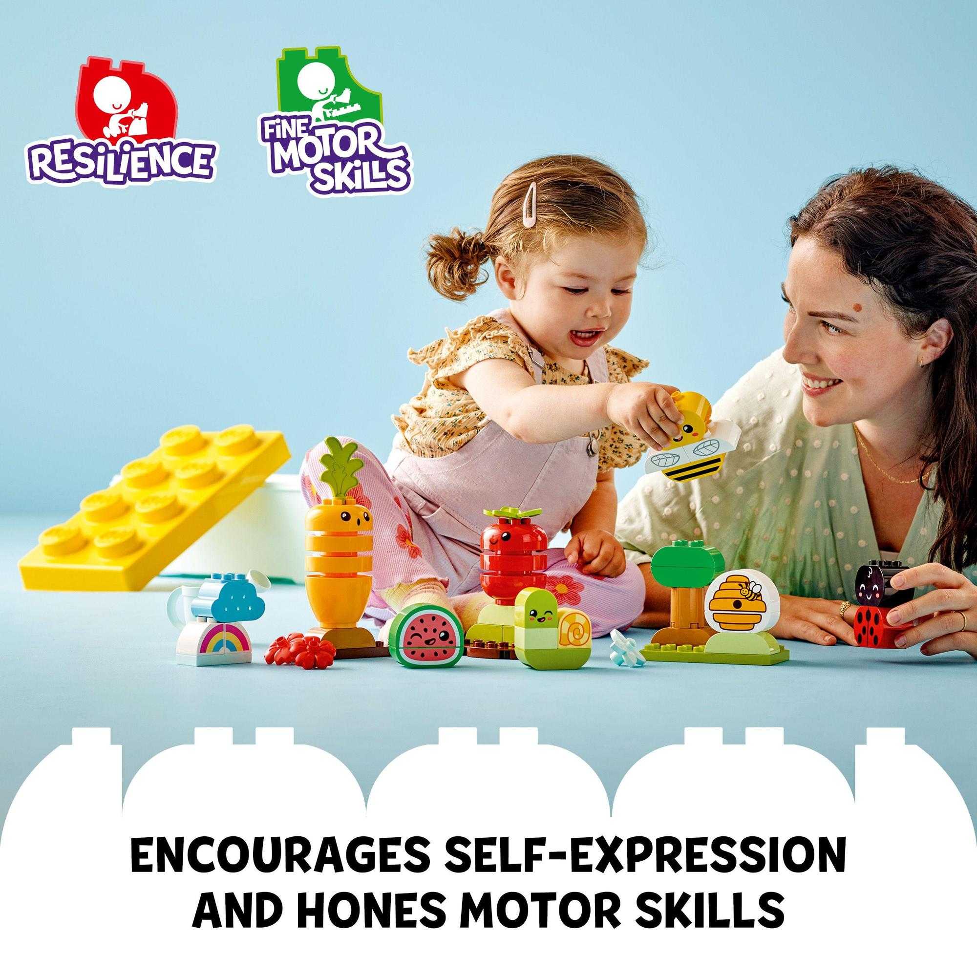 LEGO DUPLO My First 10984 Organic Garden Building Toy Set (43 Pieces ...