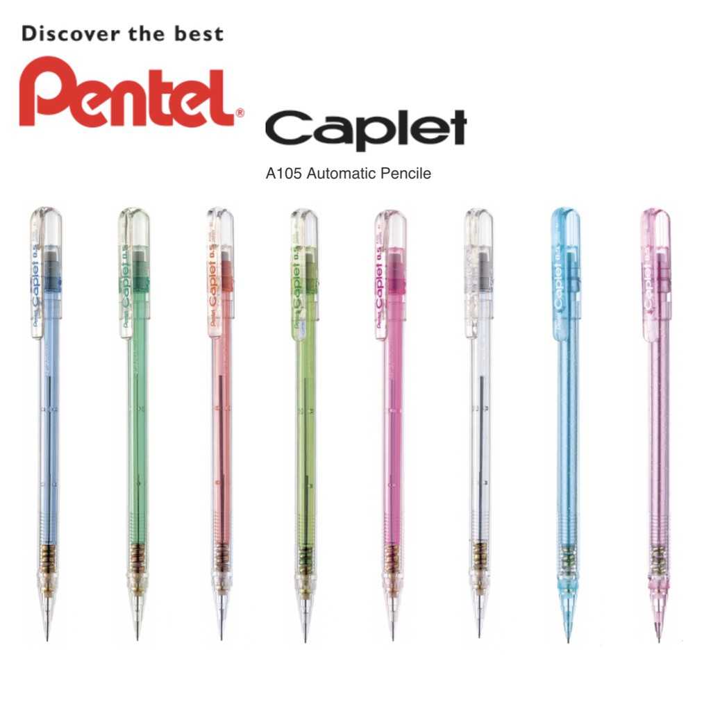 PENTEL ดินสอกด 0.5mm Caplet A105 /mechanical pencil | LINE SHOPPING