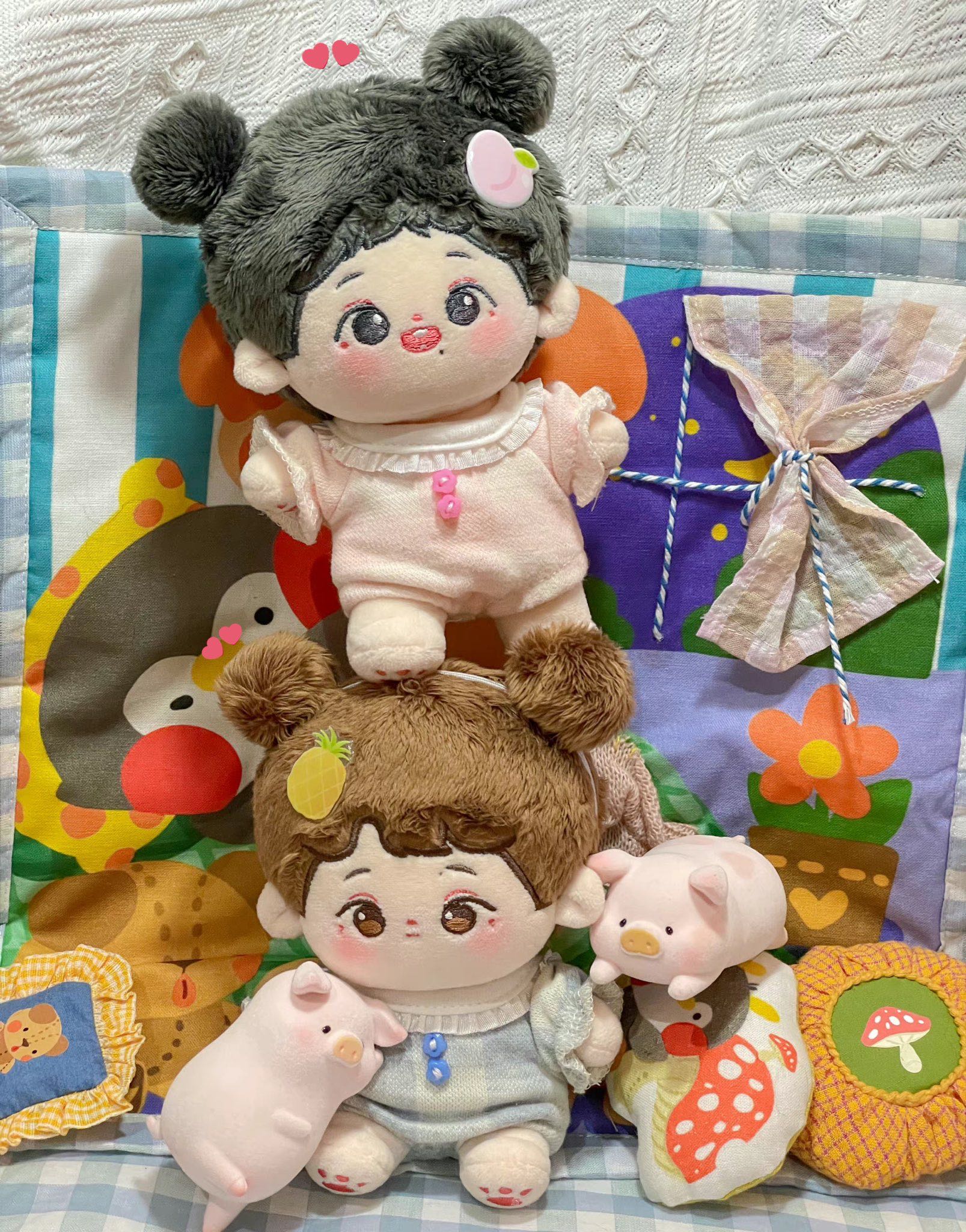 🎋 ตุ๊กตาป๋อจ้าน พร้อมส่ง : wang dazhuang & xiao pang 15cm | LINE SHOPPING