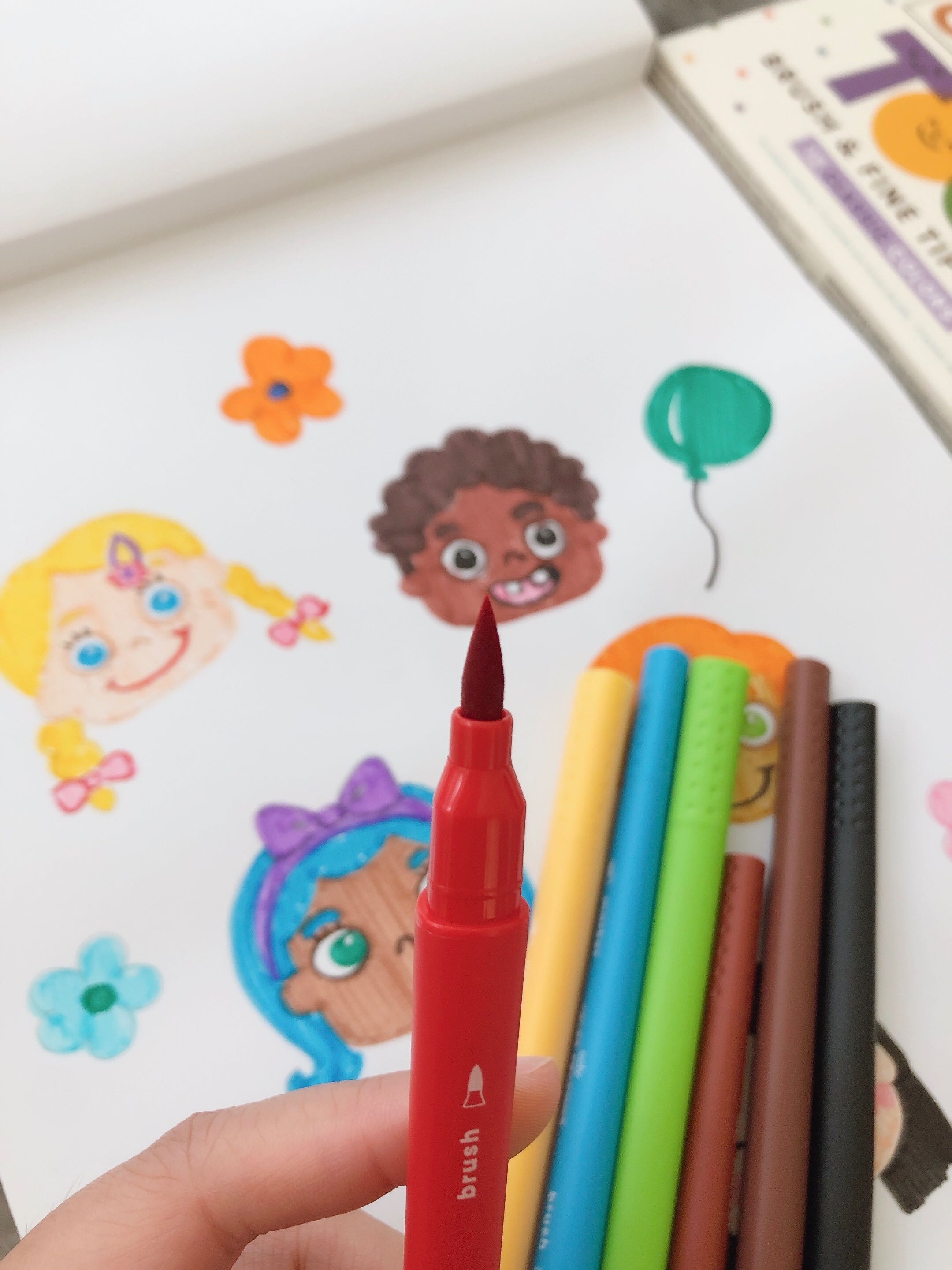 color together markers - set of 18 ปากกาเมจิก2หัว 18 สี | LINE SHOPPING