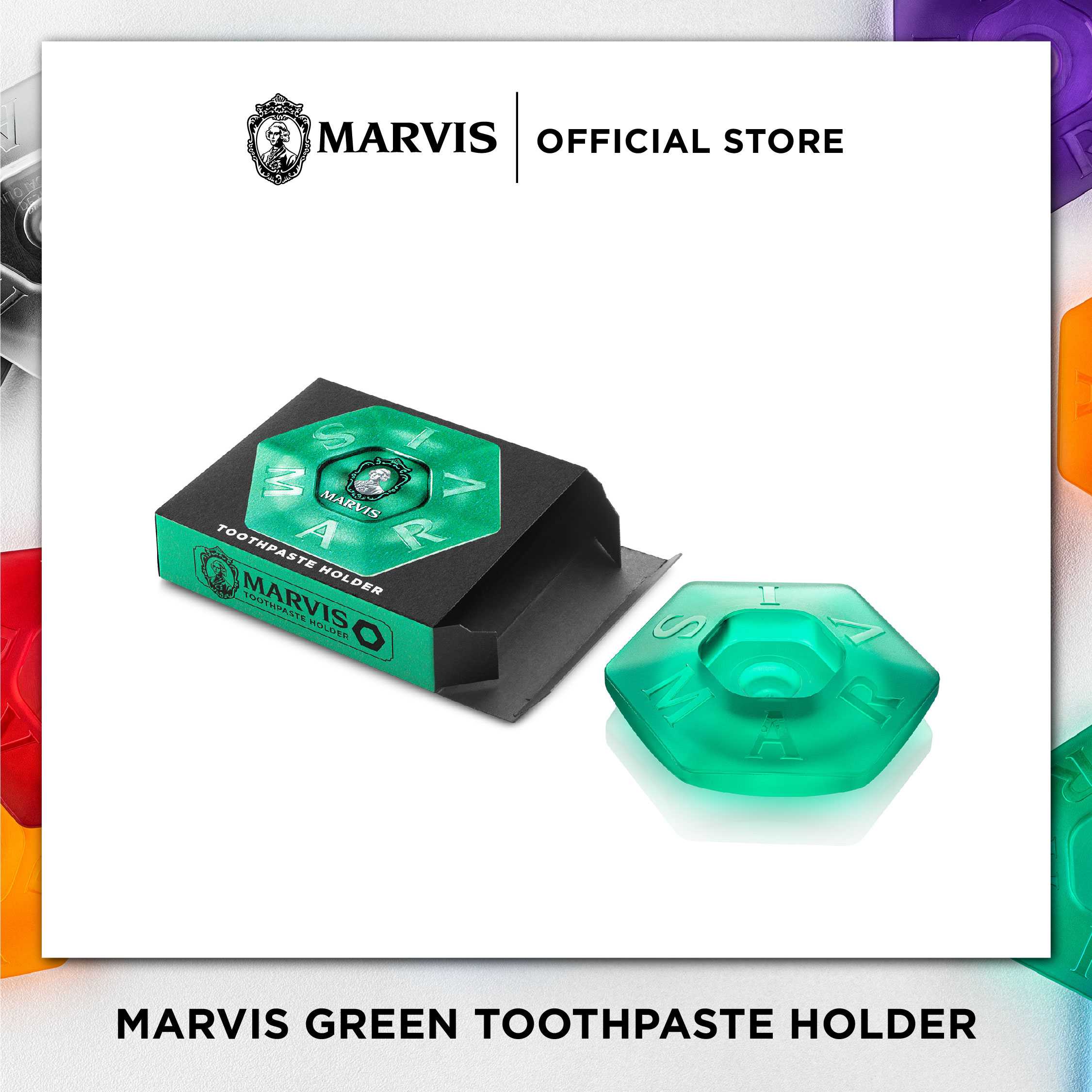 MARVIS GREEN TOOTHPASTE HOLDER / แท่นวางยาสีฟันมาร์วิส (สีเขียว) | LINE ...