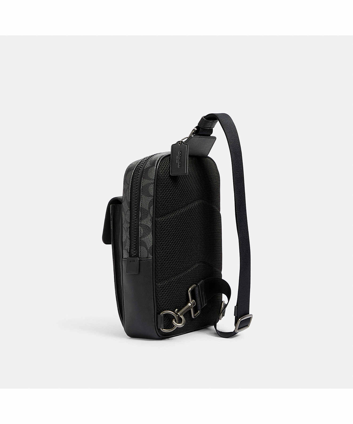 COACH TRACK PACK IN SIGNATURE CANVAS C2711 QBMI5 | LINE SHOPPING