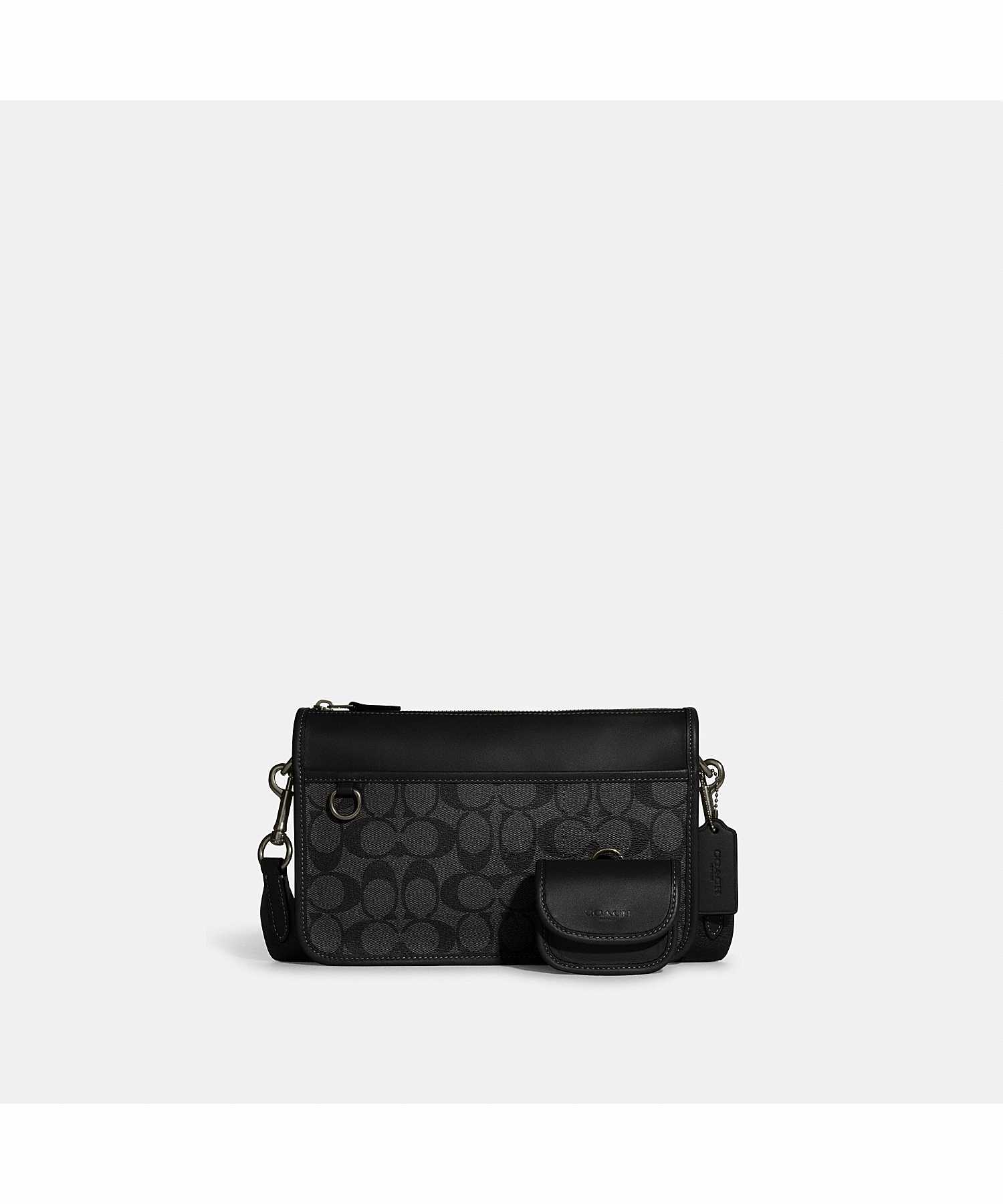 COACH HERITAGE CONVERTIBLE CROSSBODY WITH HYBRID POUCH IN COLORBLOCK ...