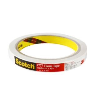 Scotch(3M) เทปเยื่อกาว 2 หน้า 777 ขนาด 6 มม 12มม 18มม 24มม x10หลา ...