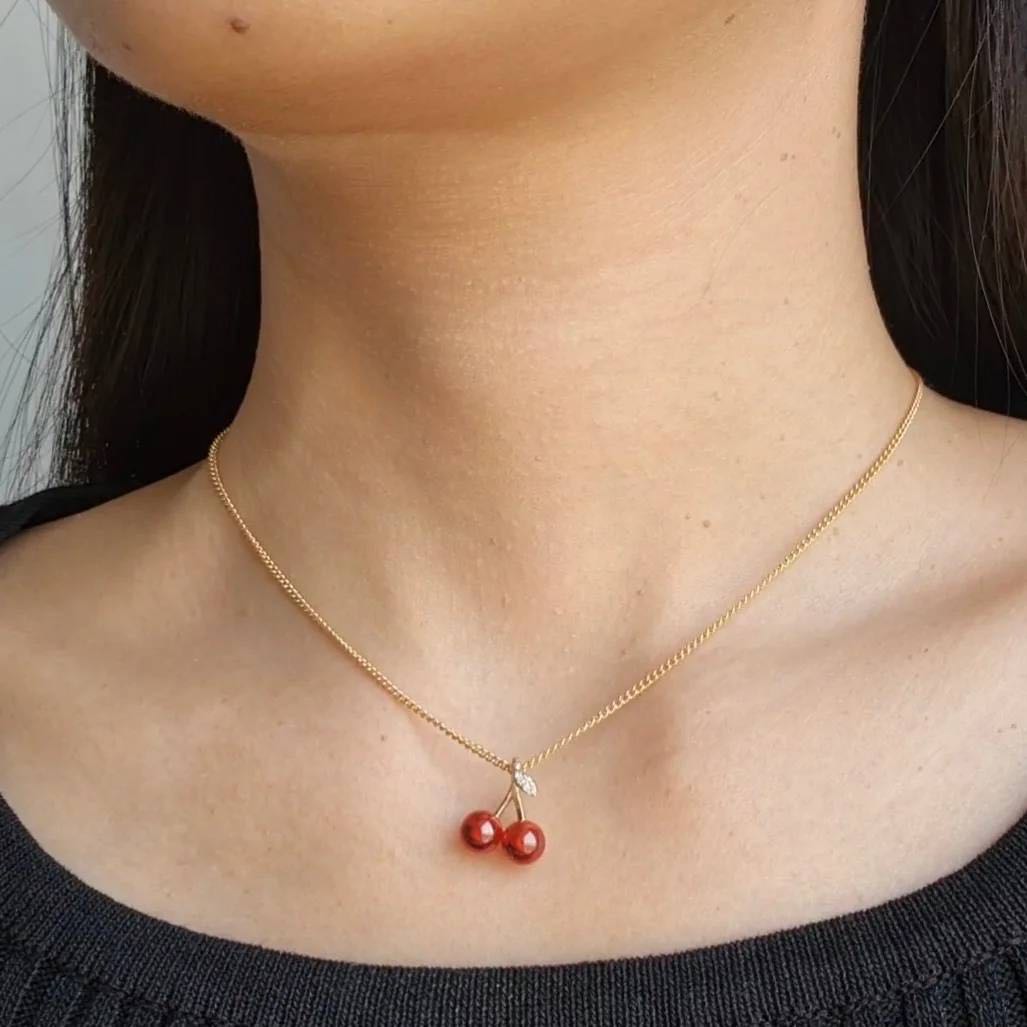 𝐂𝐡𝐞𝐫𝐫𝐲 𝐠𝐞𝐦 𝐍𝐞𝐜𝐤𝐥𝐚𝐜𝐞 | LINE SHOPPING