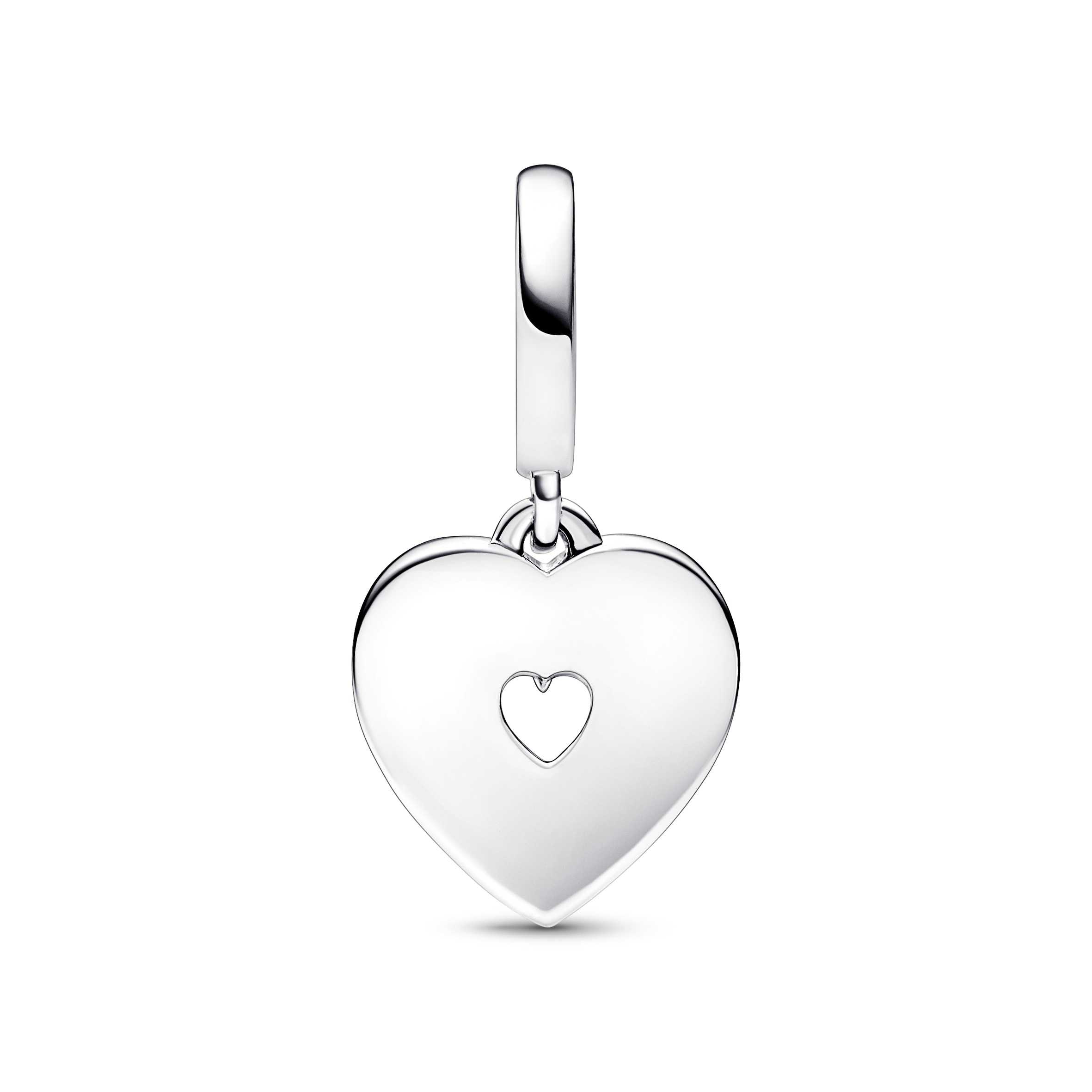 Mum heart sterling silver double dangle with bioresin man-made | LINE ...