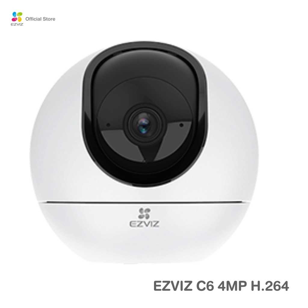 Ezviz รุ่น C6 4MP Smart Wi-Fi Pan&Tilt Camera H.265 4MP (EZV-CS-C6-A0-8C4WF) | LINE SHOPPING