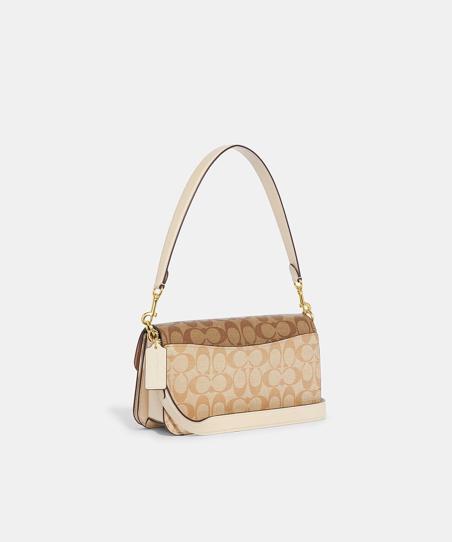 COACH MORGAN SHOULDER BAG IN BLOCKED SIGNATURE CANVAS CH506 IMOT4 ...