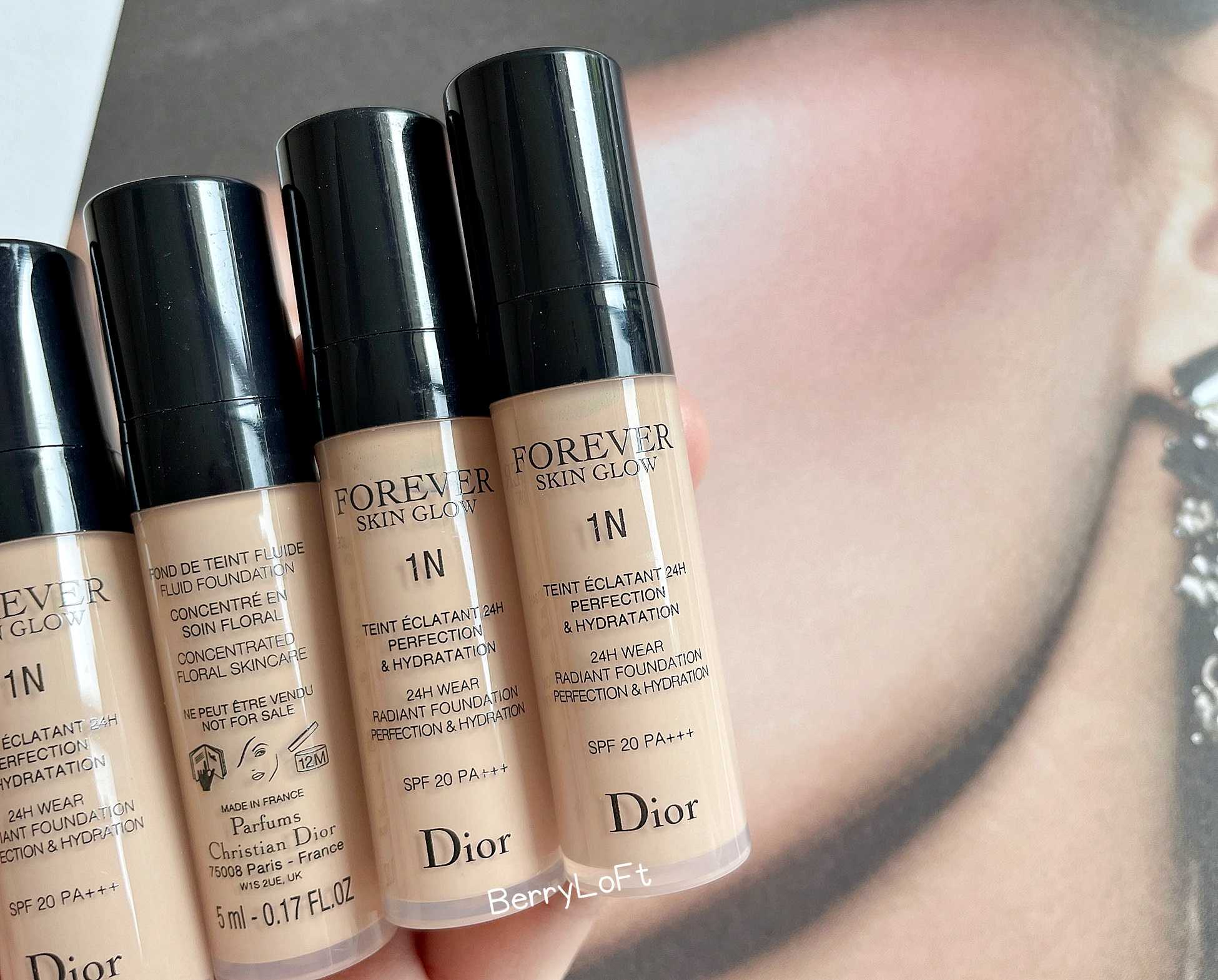 DIOR FOREVER SKIN GLOW 24h Hydrating Radiant Foundation 5 ml. | LINE ...