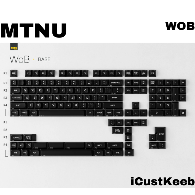 Pre-Order : Keycap Set : GMK MTNU - WOB | LINE SHOPPING