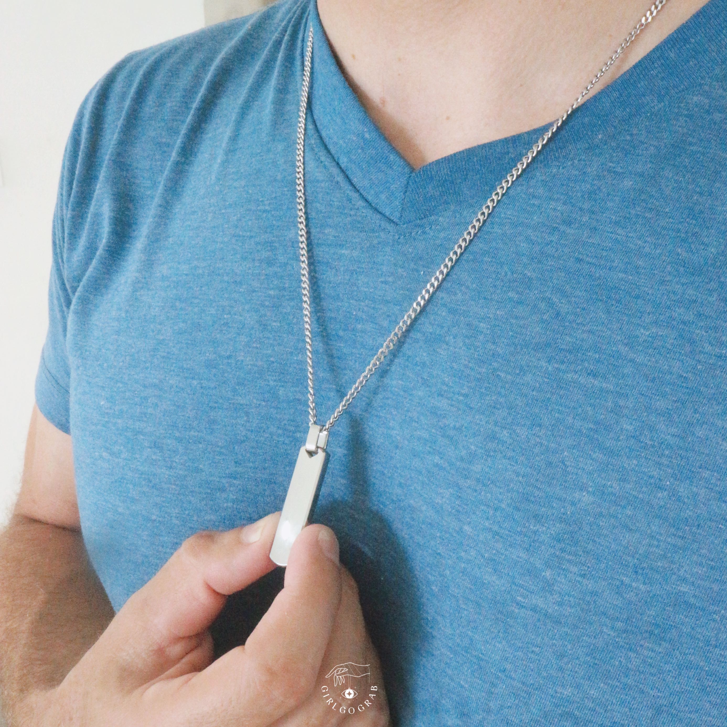 Duke necklace สลักชื่อได้ | LINE SHOPPING
